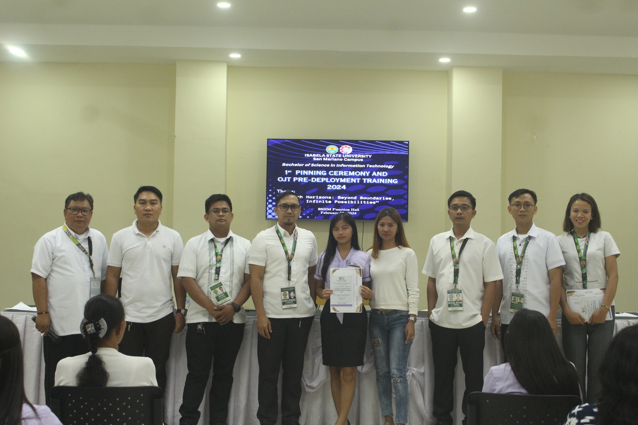 BSIT Pinning Ceremony: Marking a Milestone in Students’ Academic ...