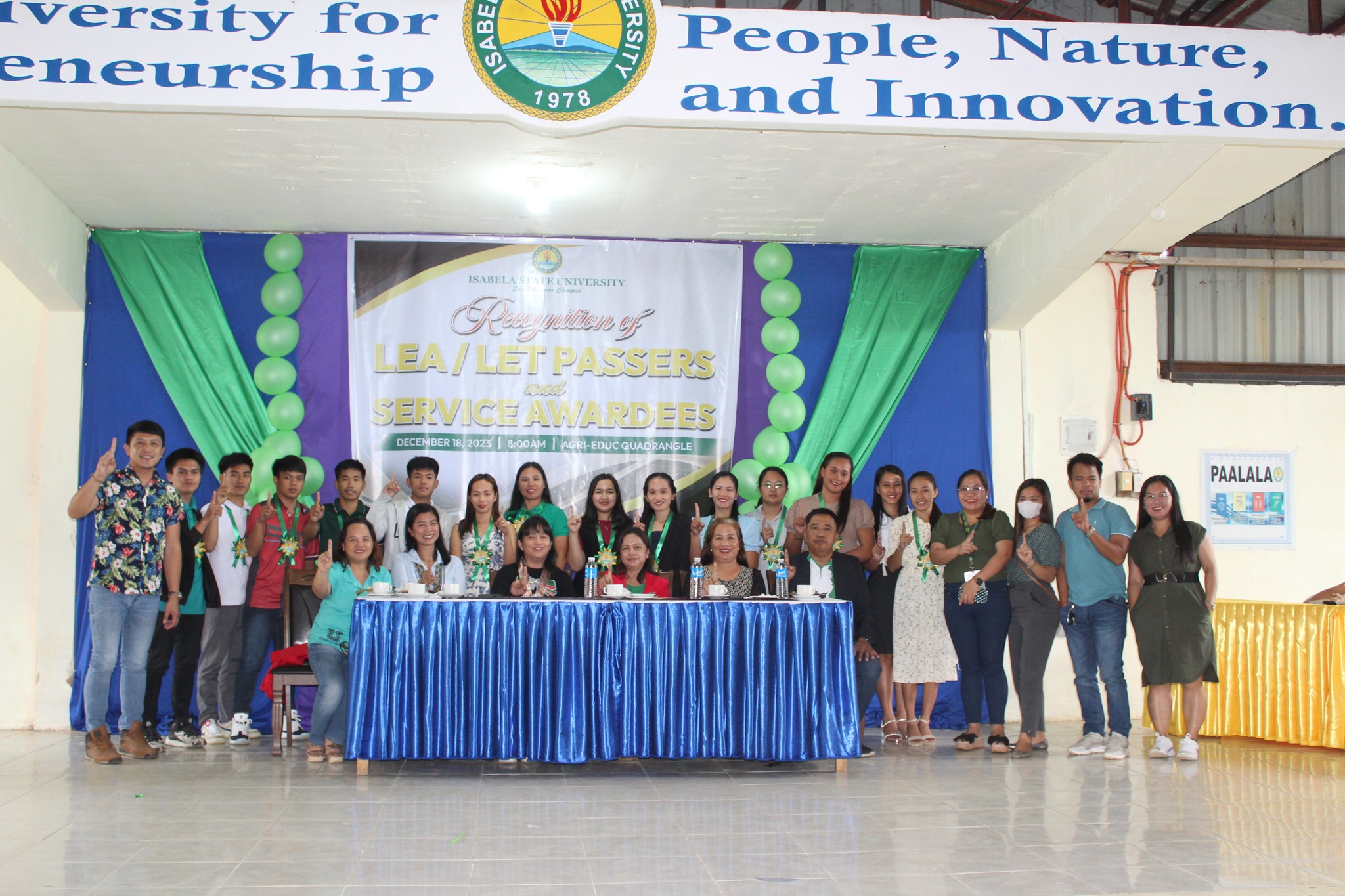 ISU-SMrC Honors Board Passers and Service Awardees | ISU - San Mariano